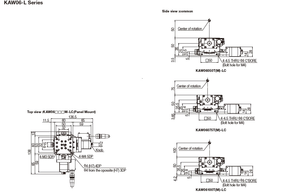 KAW06050M-LUA | SURUGA SEIKI Co., Ltd.